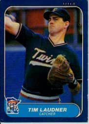 1986 Fleer #398 Tim Laudner at Amazon's Sports Collectibles Store