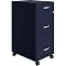 Amazon.com: Pemberly Row 3 Drawers 29.52" Vertical Navy Metal Filing ...