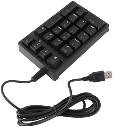 Amazon.com: Sanpyl Numeric Keypad, Wired 21 Keys Blue Switch Mechanical ...