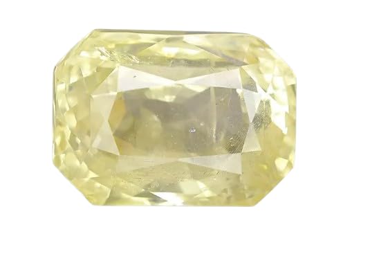 Original Certified Jeweltique! Briliant Yellow Sapphire Stone Pila ...