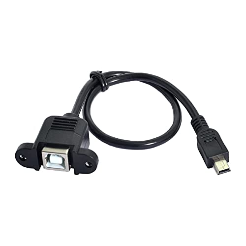 Chenyang Micro USB 5pin Male to USB B Female Panel Mount Type Cable ...