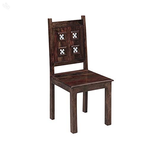 Jali Block Wooden Dining Chair : Amazon.in: Home & Kitchen