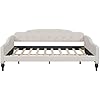 Amazon.com: LUSPAZ Full Size Upholstered Tufted Daybed, Space-Saving ...