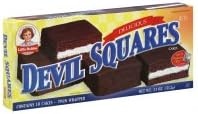 Amazon.com: Little Debbie Devil Squares 11 Ounce [1 Box of 10 Snack ...