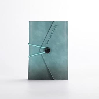 Amazon.com : Flowward A7 Small Vintage Faux Leather Journal, 6 Ring ...