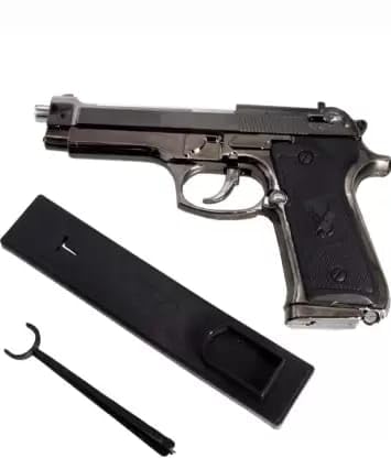 NFJ Refillable Lighter Heavy Metal Pistol Gun Lighter with Barrel Pull ...