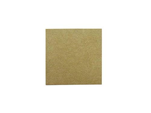 Amazon.com: 2x2 3x3 4x4 5x5 Inch Square Tags (no hole)/ Kraft/Cream ...