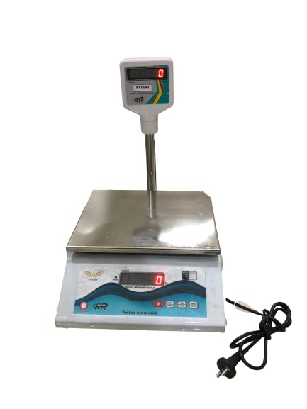 AVIARY 30Kg x 2g Digital Retail Counter Weighing Machine Pan Size 9.5 X ...