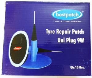 Bestpatch Mushroom Plug Patch Uniplug (9W) Uniseal Tubeless Tire Tyre Puncture Repair (10 Pcs ...