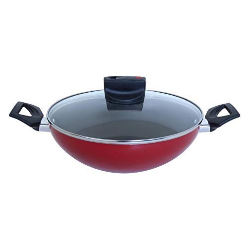 Buy Meyer Safecook Aluminium Nonstick Kadai | Non Stick kadai | Kadai ...