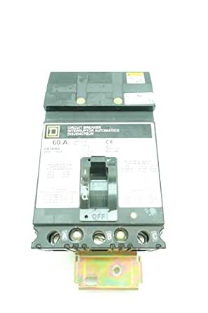Square D FA34060 60A 3P Molded CASE Circuit Breaker 480V-AC D626167 ...