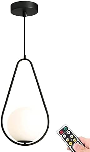 KEFA Modern Wireless Battery Operated Pendant Light, Non Hardwired ...