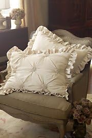 Amazon.com: Lombardi Smocked Bed Sham - Ivory : Home & Kitchen