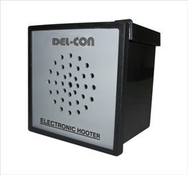 Delcon Electronic Hooter (3 Tone, 220VAC/3 Tone, Black, Plastic, 92mm ...