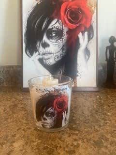 Amazon.com: BruJa-Ja Candles - 100% soy - Cranberry Scented - 12oz Jar ...