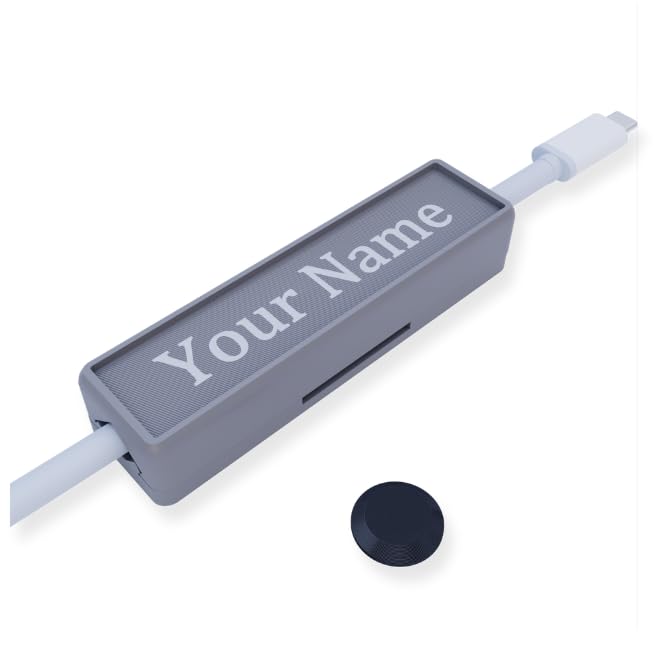 Amazon.com: Personalized Tag for Phone Charger Cables - for Mobile ...