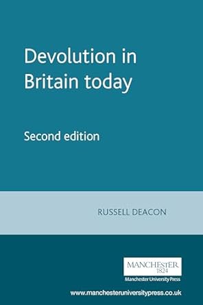 Devolution in Britain Today: Second edition (Politics Today): Amazon.co ...