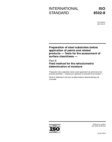 ISO 8502-8:2001, Preparation of steel substrates before application of ...