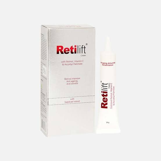 Retilift Cream With Retinol, Vitamin E, Anti Ageing, Anti Wrinkle 30gm ...