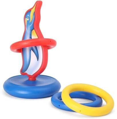 RAINBOW RIDERS Penguin Ring Toss Game for Kids Activity Ring Toys for ...