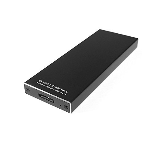 Oyen Digital M2S-U3-BK M.2 SATA to USB 3.0 External Aluminum Solid ...