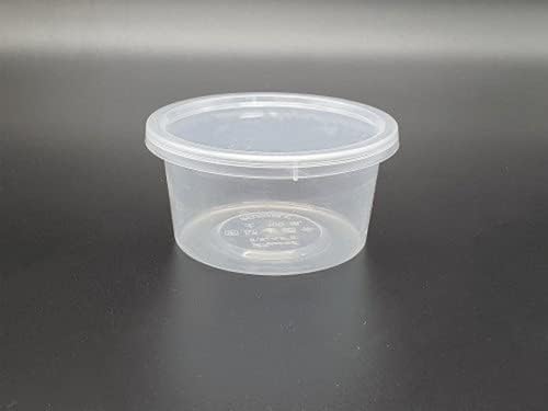 Buy Alpha Basics 100ml Mini Plastic Containers with Attached Lid (Pack of 50) Online at Low ...