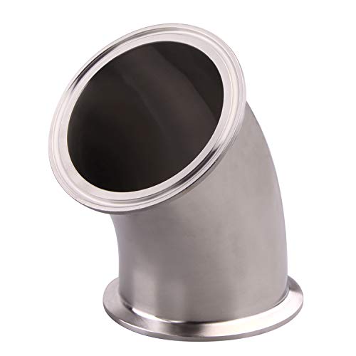 Snapklik.com : DERNORD 45 Degree Elbow 3 Inch Tube OD Stainless Steel ...