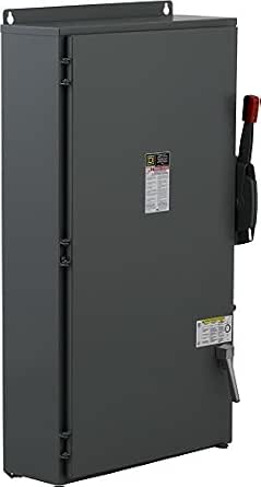 Amazon.com: SQUARE D HU366AWK N 600A 600V 3PH Non-Fused NEMA 12 New ...