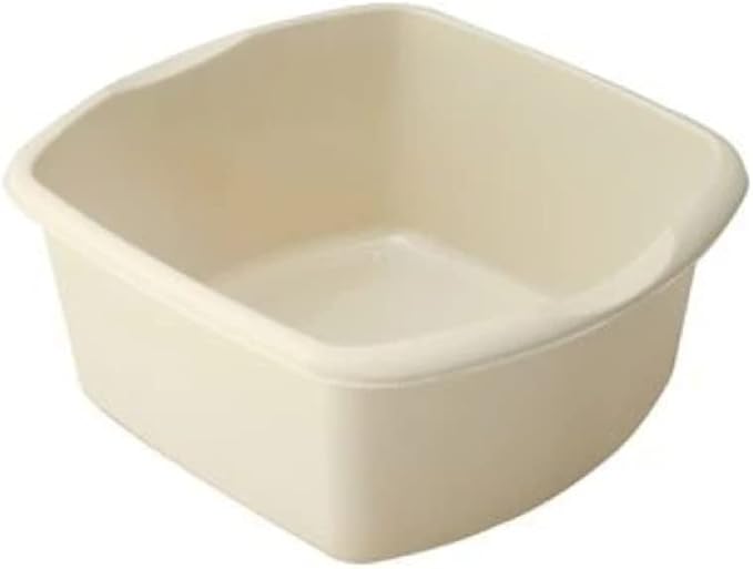 Addis 510583, 8 Litre Small Rectangular Bowl, Linen Cream 8L : Amazon ...