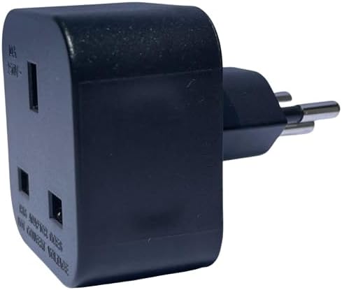 Switzerland Plug Adapter, Swiss Plug Adaptor – UK to Swiss Plug Adaptor ...