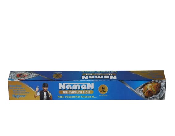 Buy 9 mtr Naman Wrapping Aluminum foil Pack of (1) Online at Low Prices ...