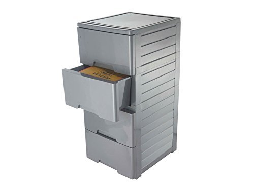 ARISTO Zodiac Multipurpose 4 Drawer Plastic Modular Chest Storage ...
