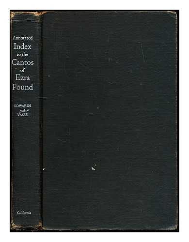 Annotated index to The cantos of Ezra Pound: Cantos I-LXXXIV | Amazon ...