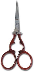 Amazon.com: Hemline Victorian Style Embroidery Scissors Red - each