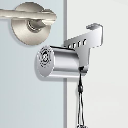 MOSECYOU Portable Keyed Door Lock for Home/Travel Security, Child ...