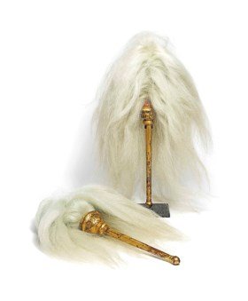 Urancia Sacred Chamara Fly Whisk from Himalayas for Pooja 1 Piece ...