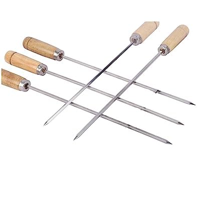 A Z Collection Barbecue Skewers for BBQ Tandoor, Grill | Stainless ...