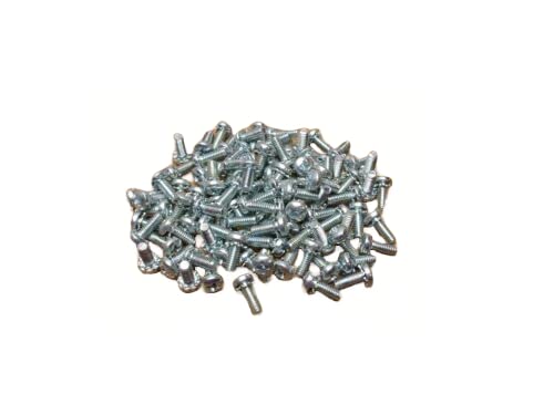 (Qty.100) 8-32 X 7/16 Phillips Pan Head Zinc SEMS Ext. Tooth Washer ...