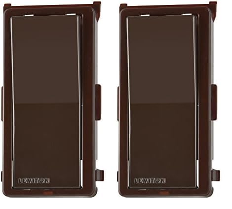 Leviton DDKIT-SB Decora Digital/Decora Smart Switch Color Change Kit, Brown (Pack of 2) - Amazon.com