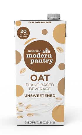 Amazon.com : Marcel's Modern Pantry Oat Milk Unsweetened One Quart 32 ...