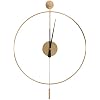 Amazon.com: FFanhia Classical Large Decorative Wall Clock with Pendulum ...