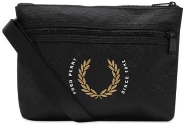 Fred Perry Mens Laurel Leaf Sacoche Cross Body Bag with Laurel Leaf ...