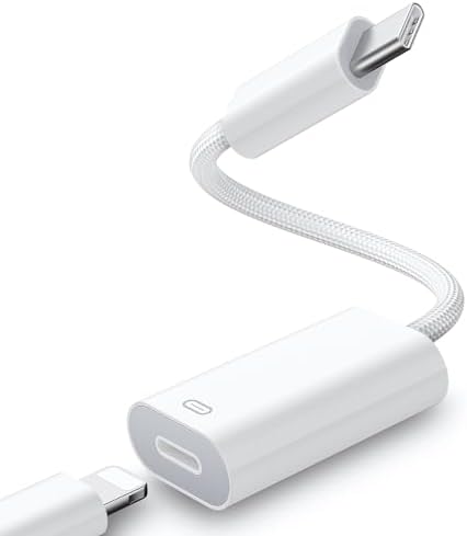 Amazon.com: USB C to Lightning Charge Cable Adapter for Apple iPhone 16 ...