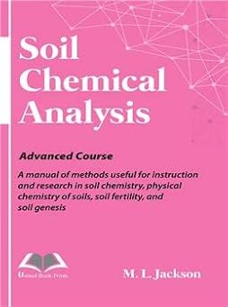 Soil Chemical Analysis: Advanced Course : Amazon.in: Books