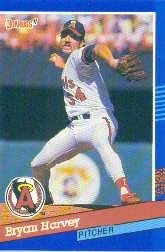 Amazon.com: 1991 Donruss Baseball Card #206 Bryan Harvey : Collectibles ...