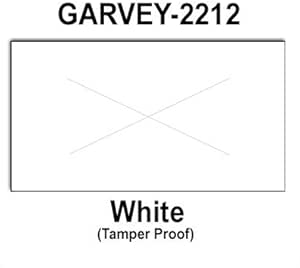 Amazon.com: 220,000 Garvey 2212 Compatible White General Purpose Labels ...