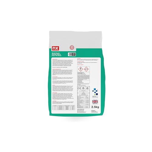 NX Mould Resist Light Grey Wall & floor tile Grout 2.5kg - BigaMart