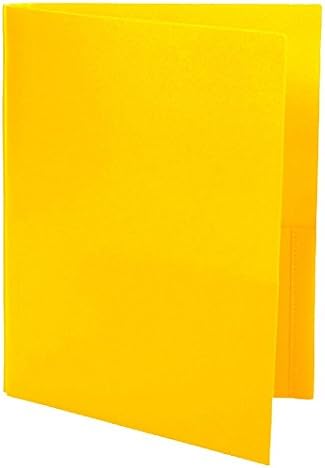 Amazon.com : Ultra Pro - 10 pack, YELLOW 2-Pocket Folders : Office Products