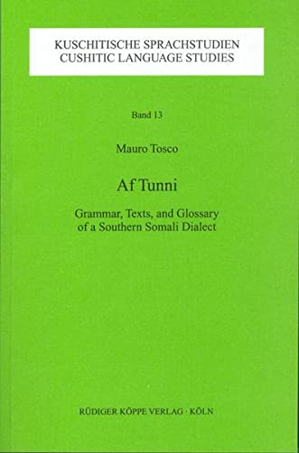 Af Tunni: Grammar, Texts and Tunni-English and English-Tunni Glossary ...