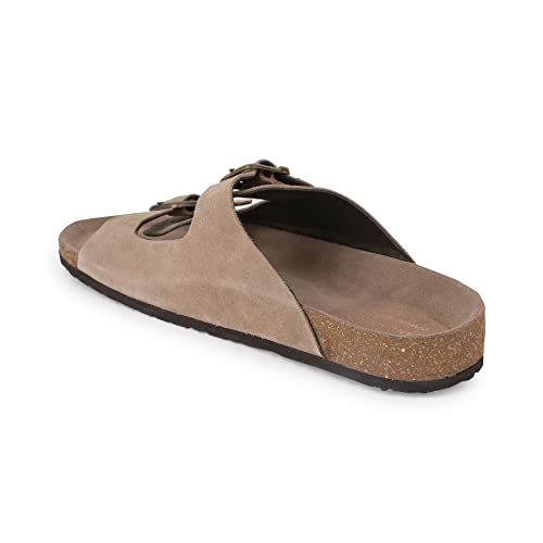 FADEY Suede Leather Cork Slide Sandals for Men: Stylish and Comfortable ...